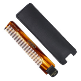 Kent Comb in Leather Case