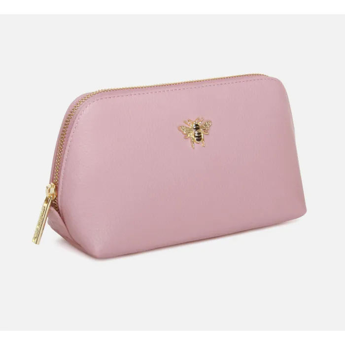 Alice Wheeler Pink Beauty Case Make Up Bag L