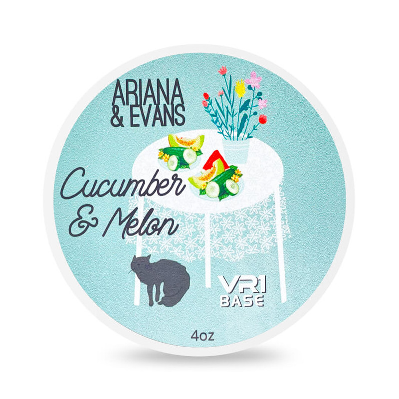 Ariana & Evans Cucumber & Melon VR1 shaving soap 118ml