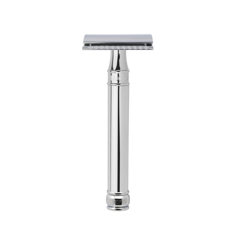 Edwin Jagger DE89 Double Edge Safety Razor Long Chrome