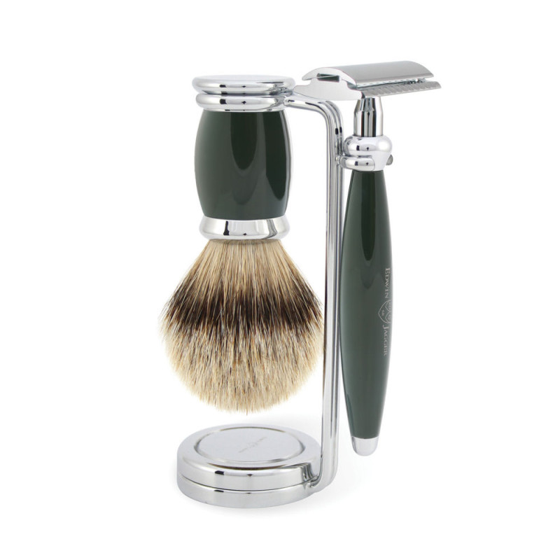 Edwin Jagger 3pc Bulbous Green Set (DE)