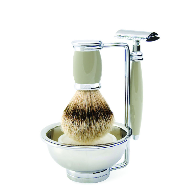 Edwin Jagger 4pc Grey Bulbous Set (DE)