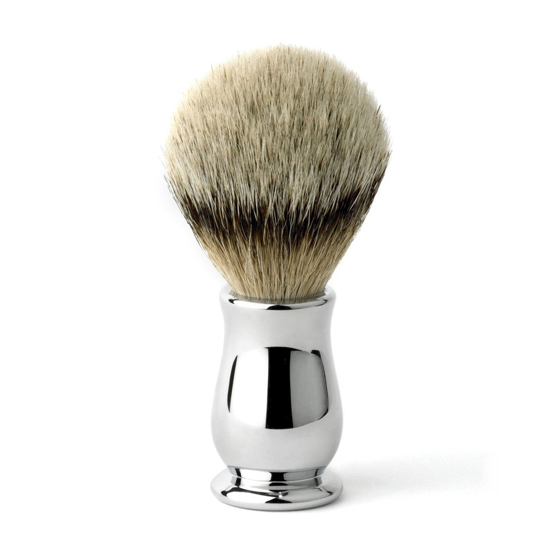Edwin Jagger Chatsworth Chrome Shaving Brush (Super Badger)