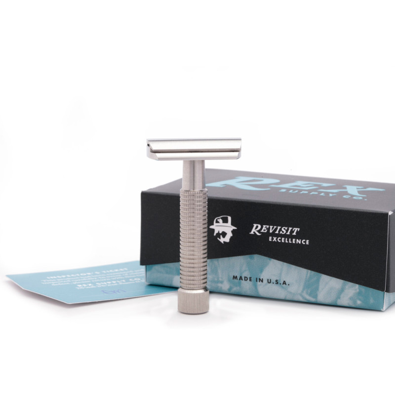 The Rex Envoy an elegant double edge safety razor.