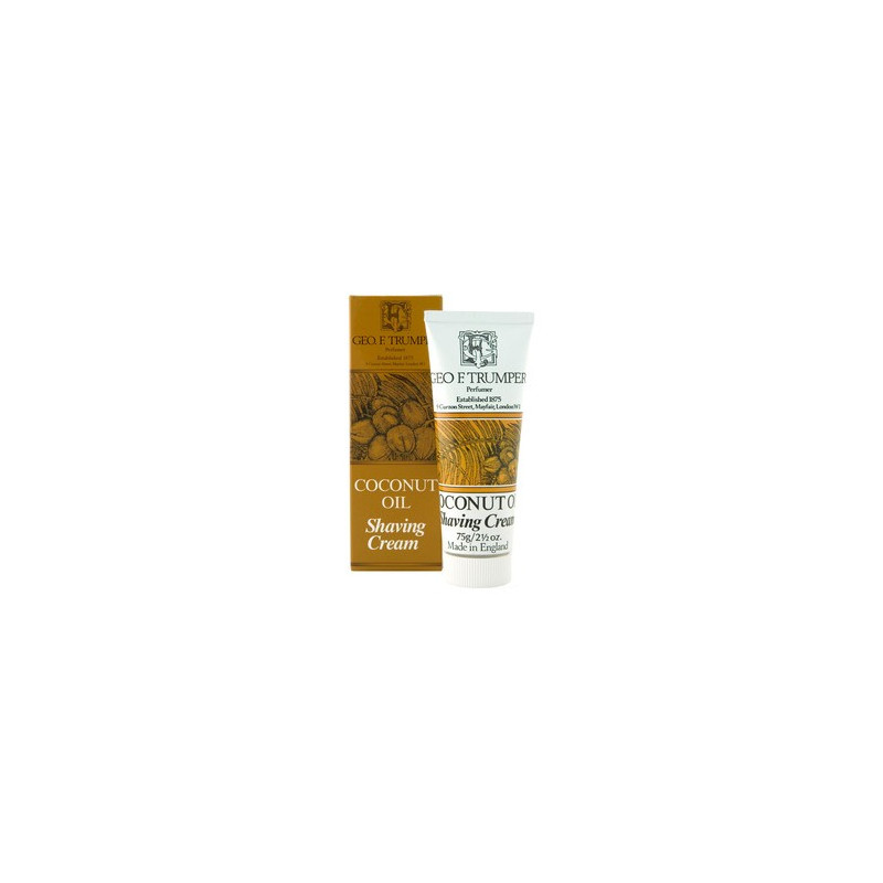 Geo F Trumper Coconut Oil Shaving Cream 75g