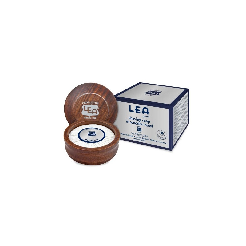 Lea Classic Shaving Soap in Wooden Bowl 100g