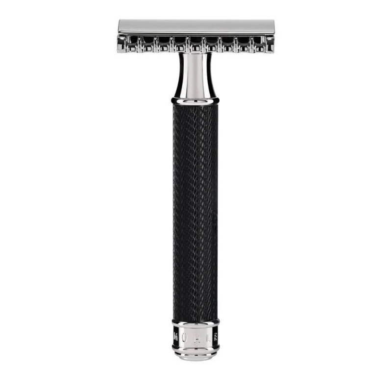 Muhle R41 Black Chrome DE Razor (Open Comb)