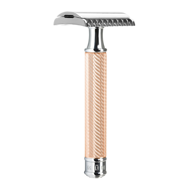 Muhle R41 Rose Gold DE Razor (Open Comb)