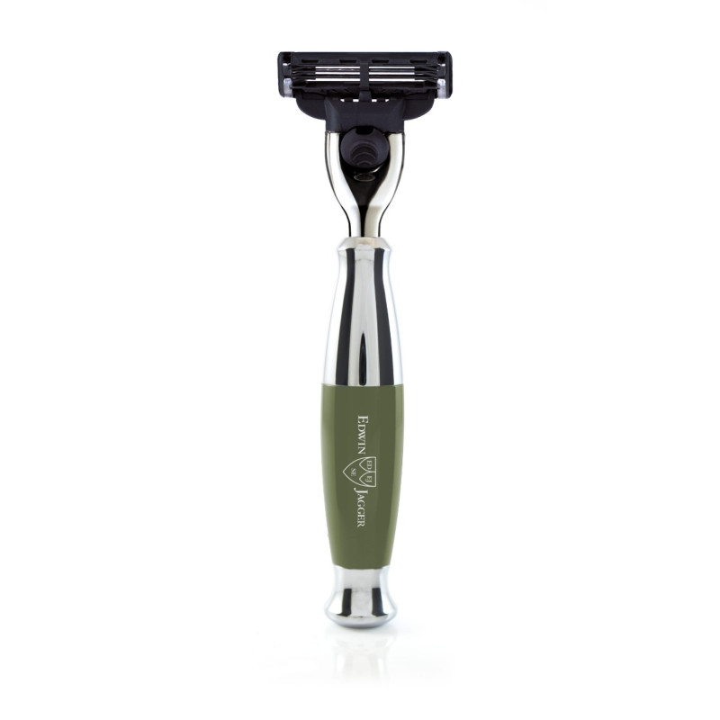Edwin Jagger Gillette® Mach3® Razor Green & Chrome
