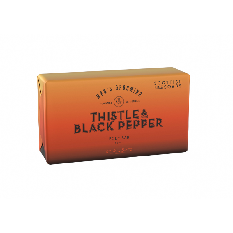 Scottish Fine Soaps Thistle & Black Pepper Body Bar 220g
